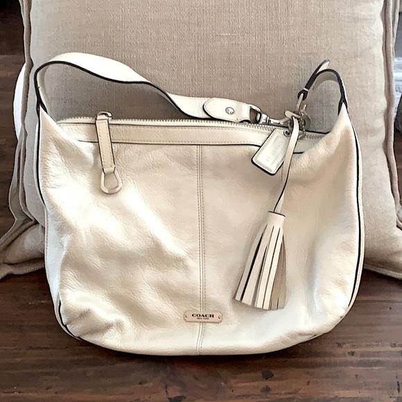 Coach | Bags | Coach Cream Color Medium Sized Bag | Poshmark